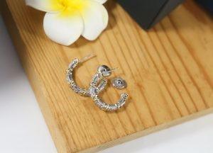 Quality Authentic Silver 925 Sterling Earrings Gold Vermeil Hoop Huggie for sale