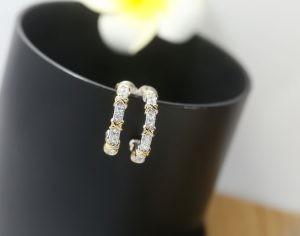 Quality Authentic Silver 925 Sterling Earrings Gold Vermeil Hoop Huggie for sale