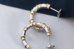 Quality Authentic Silver 925 Sterling Earrings Gold Vermeil Hoop Huggie for sale