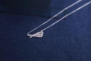 Quality OEM CZ 925 Sterling Silver Neckalce Mini Zircon Charms for sale