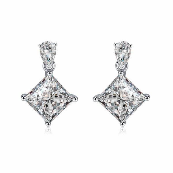 Quality 925silver 1 Carat Diamond Moissanite Pendant Necklace Women Gift for sale
