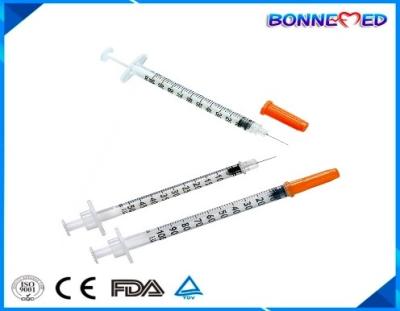 China BM-4003 Medical Plastic Disposable 0.3ml 0.5ml 1ml Free Sample Insulin Syringe Best Seller Medical Injection for sale