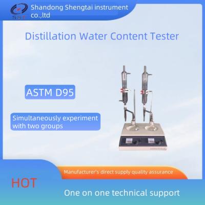 China ASTM D95 Lab Dean Stark Distillation Apparatus Crude Oil Water Content Tester for sale