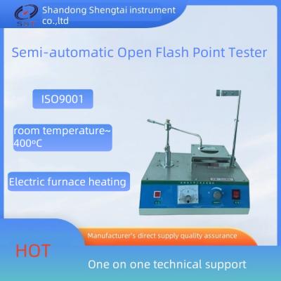 China Semi-Automatic Cleveland Open Cup Flash Point Tester for the determination of the fuel oil and oil products for sale