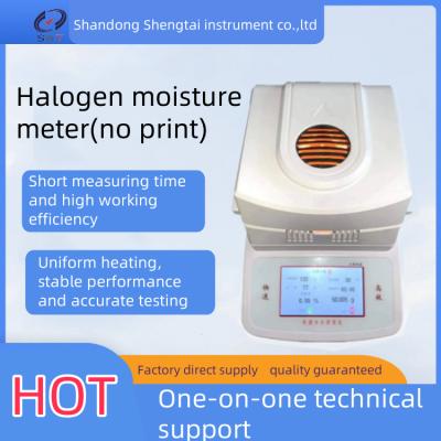 China Intelligent Operation ST-60 Moisture Analyzer With Halogen Heating For Accurate Halogen Moisture Meter for sale