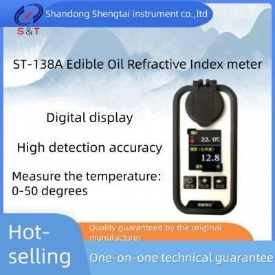 China ST-138A Portable Edible Oil Refractive Index Meter with Ambient Temperature Range of 5-45C and Sample Size of 0.3ml for Oils for sale