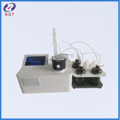 China ASTM D974 Gasoline and kerosene acidity detection SH108B reflux automatic acidity tester Automatic titration for sale