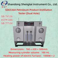 Quality Double Hole Petroleum Product Distillation Analyzer SD6536A ASTM D86 for sale