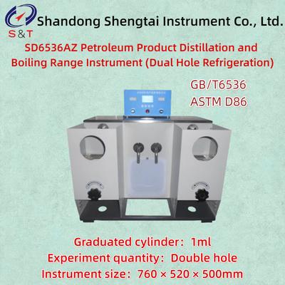 China SD6536AZ Boiling Range Distillation Tester Double Hole Refrigeration Petroleum Product ASTM D86 for sale