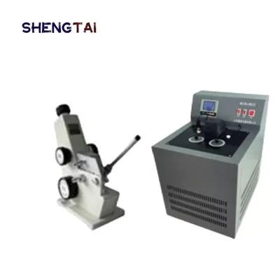 China Transparent Semi Transparent Liquid Solid ST121A Abbe Refractometer Compression Mechanism for sale