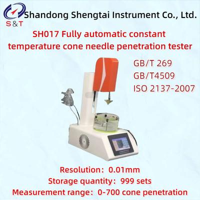 China 0.01mm SH017 Automatic Constant Temperature Cone Needle Penetration Tester ISO 2137-2007 for sale