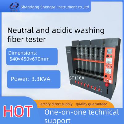 China Neutral Acid Fiber Tester ST116A Van Soest'S Washing Fiber Analysis Method for sale