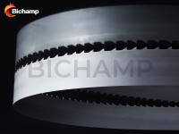 China Multi Chip Carbide Bandsaw Blade 41-80mm Width for Large Metal Cutting for sale