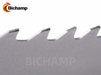 China Multi Chip Carbide Bandsaw Blade 41-80mm Width for Large Metal Cutting for sale