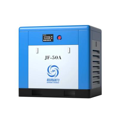 Quality 50HP Single Stage Protable Belt Driven Screw Air Compressor 37KW 8 Bar Pressure for sale