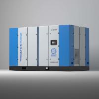 Quality 220kw Two Stage Screw Air Compressor 300hp Horizontal Permanent Magnet 2 Stage for sale
