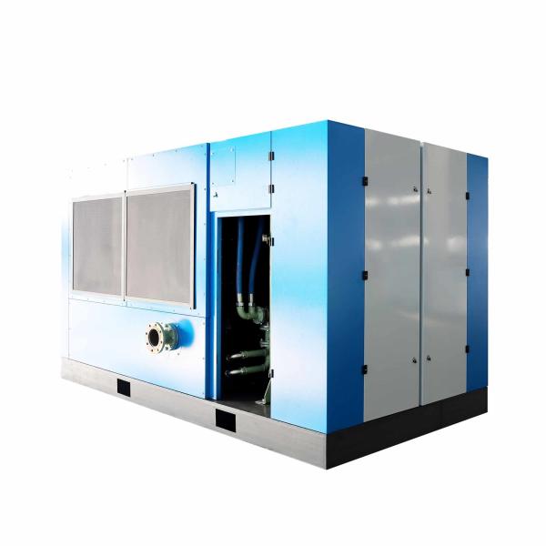 Quality 220kw Two Stage Screw Air Compressor 300hp Horizontal Permanent Magnet 2 Stage for sale