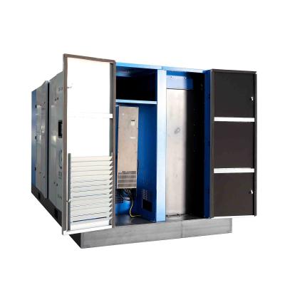 Quality 220kw Two Stage Screw Air Compressor 300hp Horizontal Permanent Magnet 2 Stage for sale