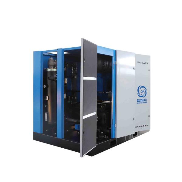 Quality 175hp 132kw Horizontal Two Stage Screw Air Compressor Permanent Magnet for sale