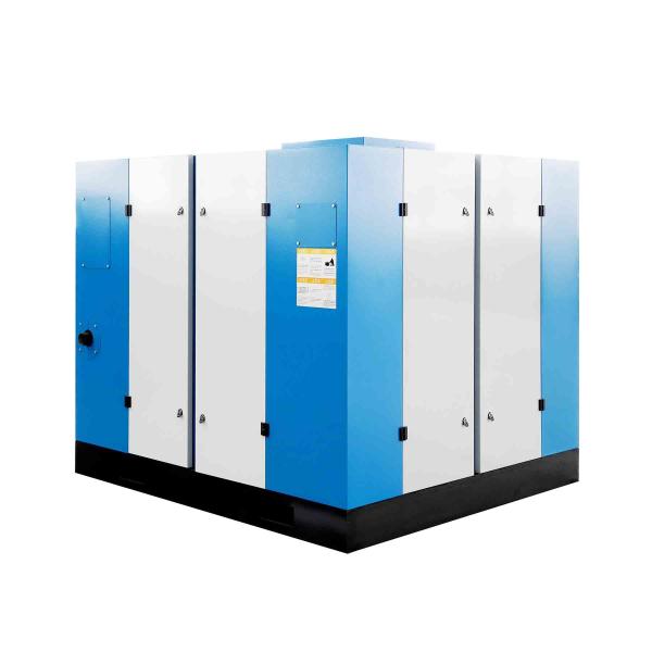 Quality Industrial Electric Oil Injected Rotary Air Compressor PLC Control Air / Water for sale