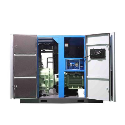 Quality Horizontal Compressor Industrial Double Stage Screw Air Compressor Permanent for sale