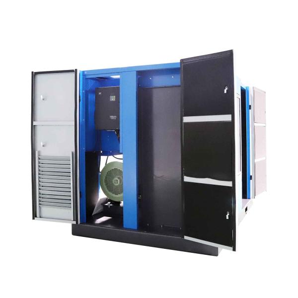 Quality Horizontal Compressor Industrial Double Stage Screw Air Compressor Permanent for sale