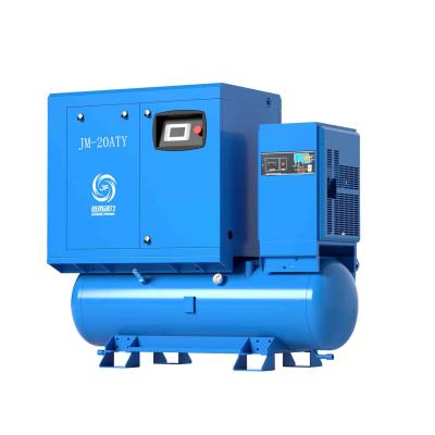 Quality Industrial Combined Screw Compressor Air / Water Cooling Customized for sale