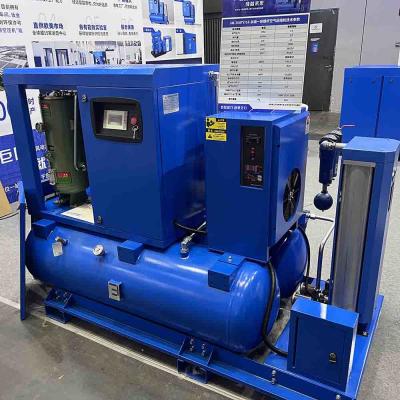 Cina Compressore d'aria a vite elettrico integrato 8 - 16bar Compressore d'aria a vite combinato in vendita