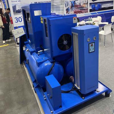 Cina Compressore d'aria a vite elettrico integrato 8 - 16bar Compressore d'aria a vite combinato in vendita