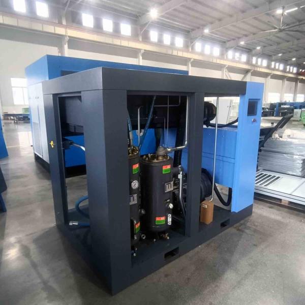 Quality Middle High Air Pressure 90HP Direct Drive Screw Compressor 185 Cfm Air for sale