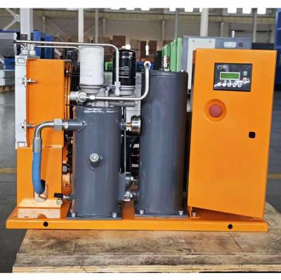 China 8 bar IP55 air-cooled 4kw screw air compressor with tank for sale