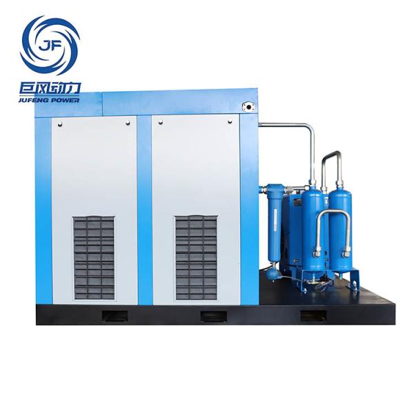 Quality Jufeng 100kw 30bar Two Stage Medium-pressure Screw Air Compressor for sale