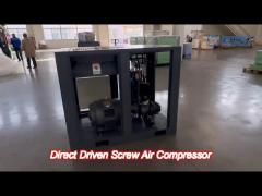 25 pk rechtstreeks aangedreven enkelstaps roterende schroef luchtcompressor 18.5kw OEM / ODM