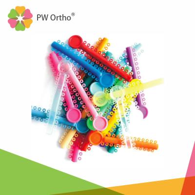 China 37 Orthodontische de Ligatuurbanden van de Kleuren Langdurige Elasticiteit Te koop