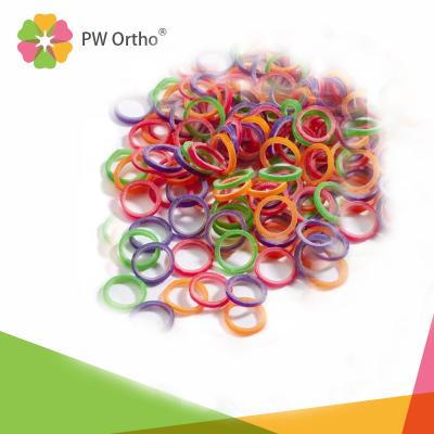 China Intraoral Gekleurde Neon Rubber Orthodontische Elastiekjes Te koop
