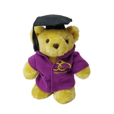 China Brinquedos animais do luxuoso feito sob encomenda Doctorial do OEM de Teddy Bear Stuffed Toy do chapéu à venda