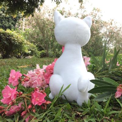 China 40CM Simulation White Cat Soft Toy Stuffed Animal Plush Toy Customized Gift for sale