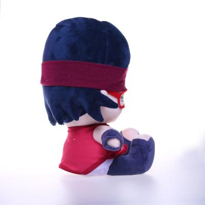 Cina bambola rossa sveglia della peluche del ragazzo di vetro di 35cm non facile deformare in vendita