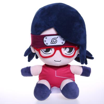Cina bambola rossa sveglia della peluche del ragazzo di vetro di 35cm non facile deformare in vendita