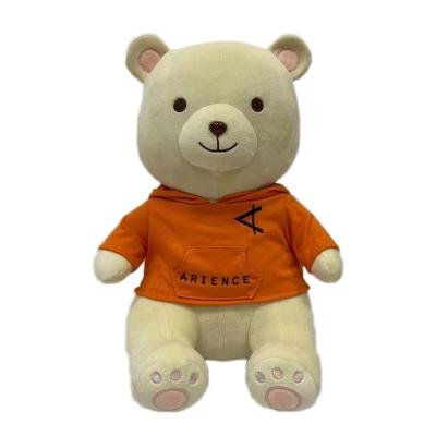 China O OEM personalizou a camiseta vestindo e o chapéu da tela macia super de veludo da raposa de prata da boneca do urso do brinquedo do luxuoso do urso de peluche à venda