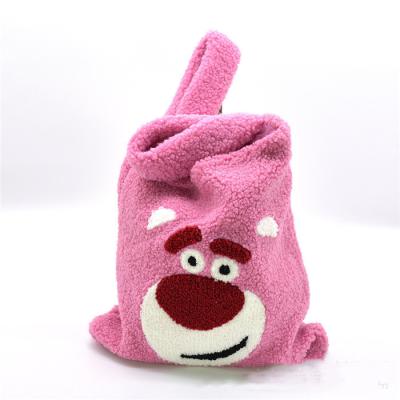 Cina Sacchetto della spesa ricamato della peluche delle ragazze per l'inverno in vendita
