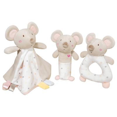 China Stuk speelgoed van het de Babycomfort van het rammelaarontwerp het Elektrische Borduurwerk Gevulde Te koop