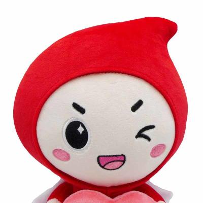 China EN71 los 25cm Mini Plush Mascot Toy With imprimió el logotipo en venta