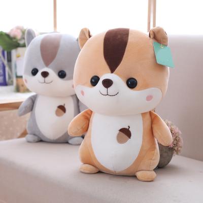 Cina Il giocattolo 25cm della peluche dello scoiattolo dei bambini dell'OEM con il cotone del polipropilene ha riempito in vendita