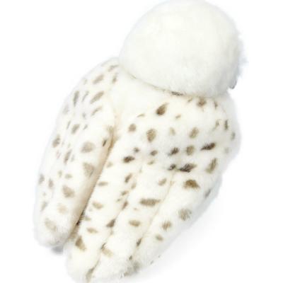 Cina Piuma bianca rotabile capa Eagle Plush Toy 25cm in vendita