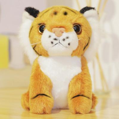 Cina Materiale da otturazione del cotone di Tiger Stuffed Doll With Polypropylene di simulazione di EN71 25cm in vendita