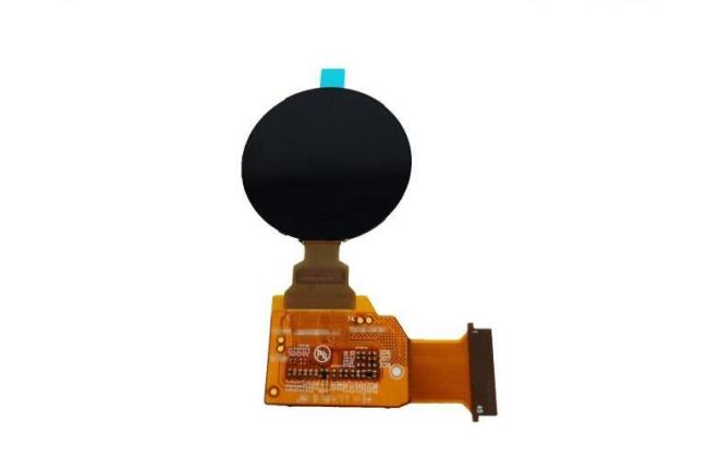 Close-up of AMOLED display components