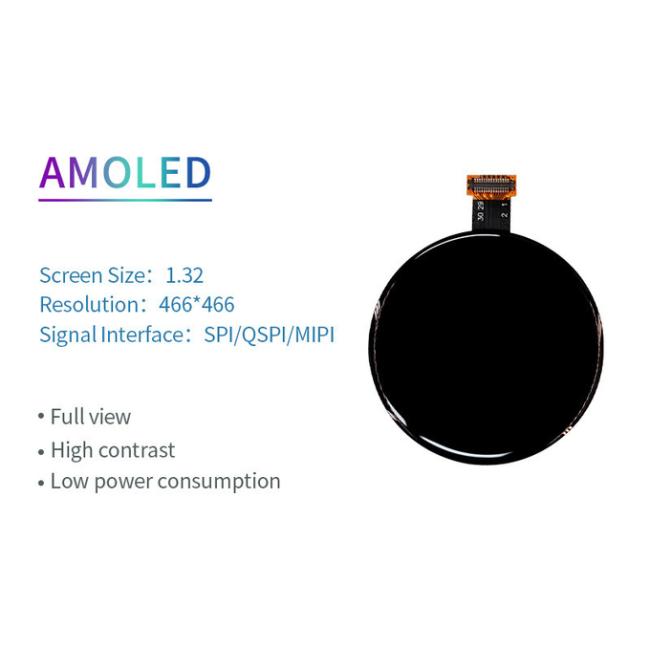 1.32 inch AMOLED OLED display module side view