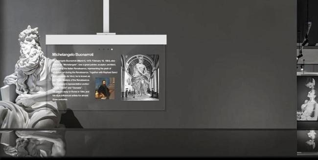 55-inch OLED transparent display product image 3