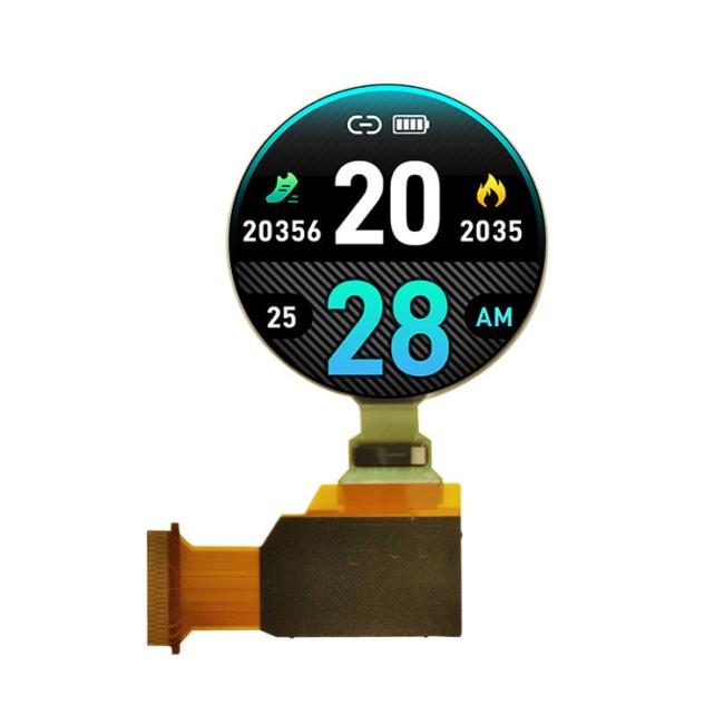 1.3 inch AMOLED display front view